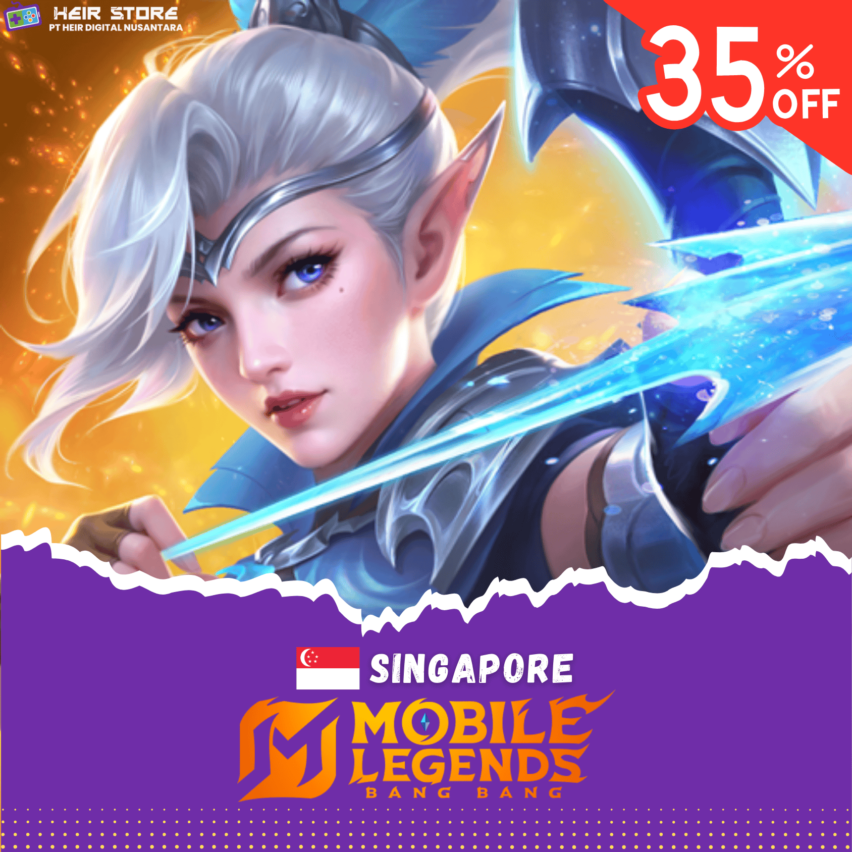Top Up Mobile Legends Singapore Termurah